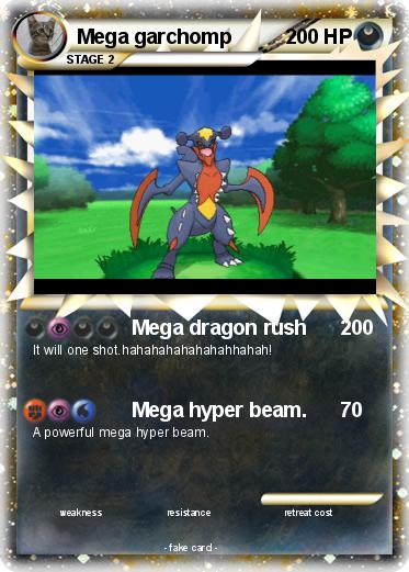 Pokémon Mega garchomp 9 9 - Mega dragon rush - My Pokemon Card