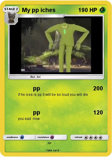 Pokémon My pp iches - pp - My Pokemon Card