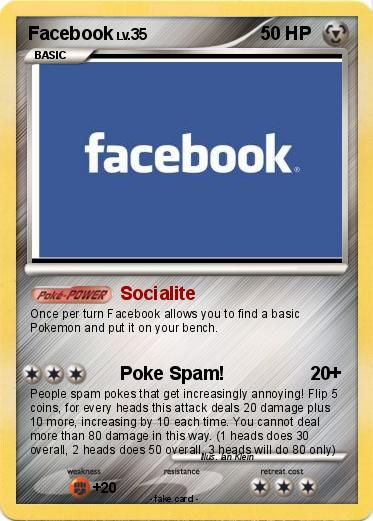 Pokémon Facebook 53 53 - Socialite - My Pokemon Card
