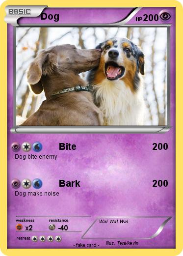 Pokémon Dog 1738 1738 - Bite - My Pokemon Card