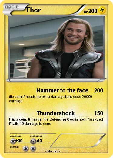 Pokémon Thor 998 998 - Hammer to the face - My Pokemon Card