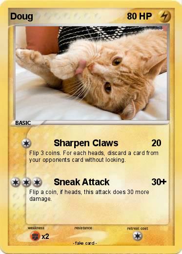 Pokémon Doug 139 139 - Sharpen Claws - My Pokemon Card