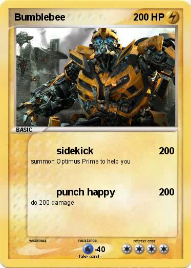 Pokémon Bumblebee 376 376 - sidekick - My Pokemon Card