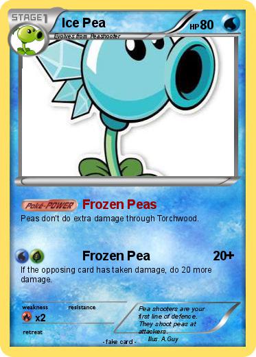 Pokémon Ice Pea 25 25 - Frozen Peas - My Pokemon Card