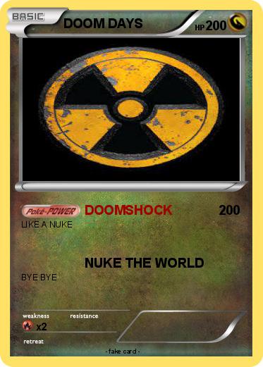 Pokémon DOOM DAYS - DOOMSHOCK - My Pokemon Card