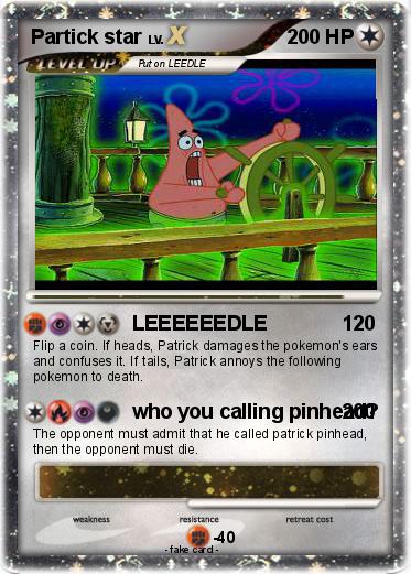 Pokémon Partick star - LEEEEEEDLE - My Pokemon Card