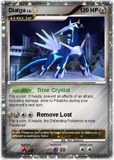 Pokémon Dialga 3688 3688 - Time Crystal - My Pokemon Card