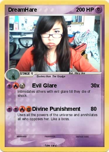 Pokémon DreamHare - Evil Glare - My Pokemon Card