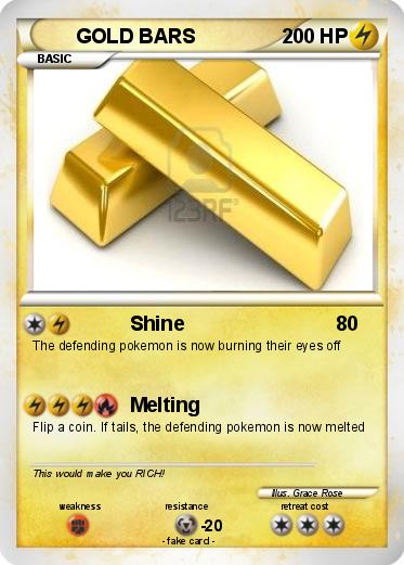 Pokémon GOLD BARS - Shine - My Pokemon Card