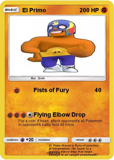 Pokémon El Primo 4 4 - Fists of Fury - My Pokemon Card