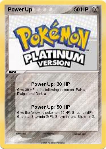 Pokémon Power Up - Power Up: 30 HP - My Pokemon Card
