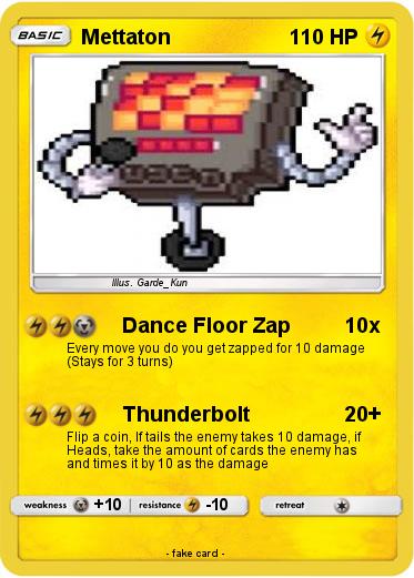 Pokémon Mettaton 318 318 - Dance Floor Zap - My Pokemon Card