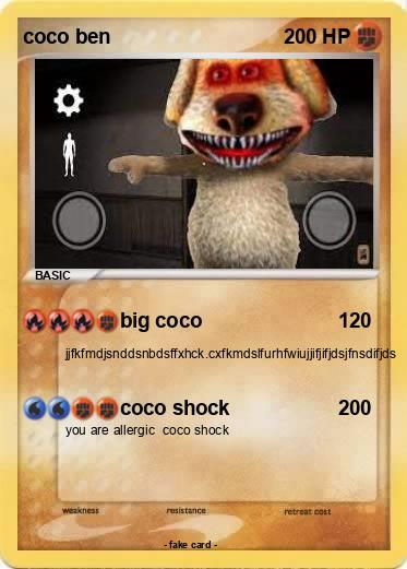 Pokémon coco ben - big coco - My Pokemon Card
