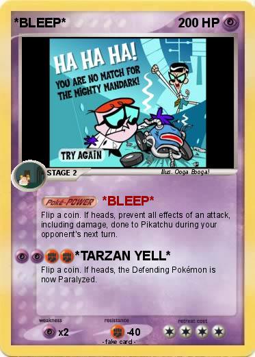 Pokémon BLEEP 20 20 - *BLEEP* - My Pokemon Card