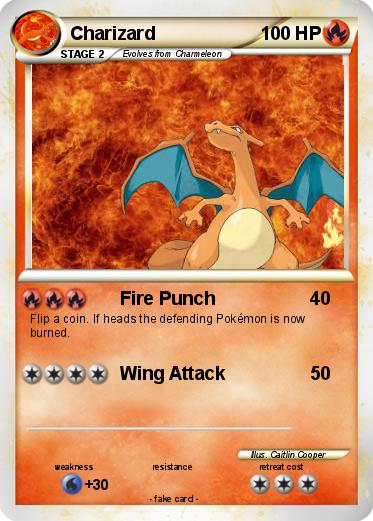 Pokémon Charizard 4545 4545 - Fire Punch - My Pokemon Card