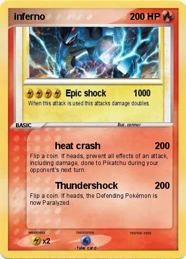 Pokémon inferno 251 251 - heat crash - My Pokemon Card