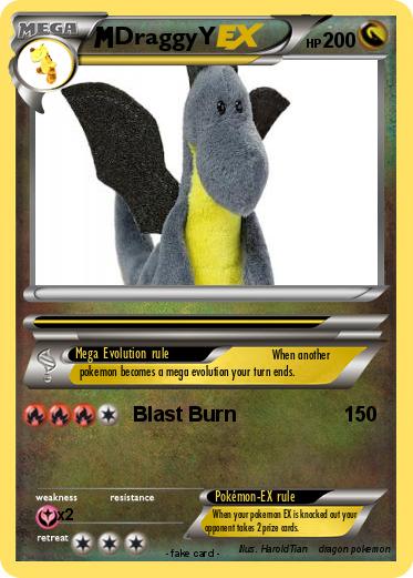 Pokémon DraggyY - Blast Burn - My Pokemon Card