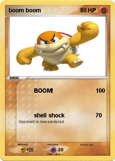 Pokémon boom boom 64 64 - BOOM! - My Pokemon Card