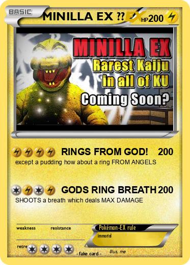 Pokémon MINILLA EX - RINGS FROM GOD! - My Pokemon Card