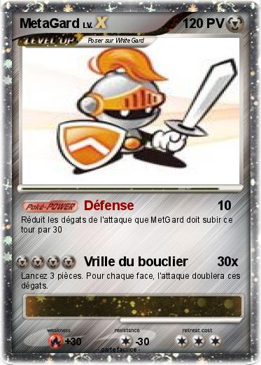 Pokémon MetaGard - Défense - Ma carte Pokémon