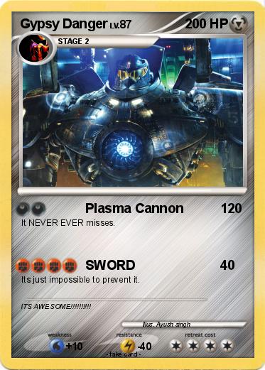 Pokémon Gypsy Danger 19 19 - Plasma Cannon - My Pokemon Card