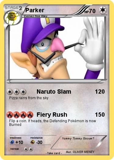 Pokémon Parker 174 174 - Naruto Slam - My Pokemon Card