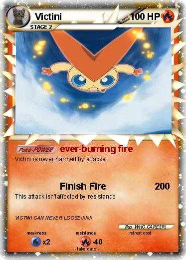 Pokémon Victini 933 933 - ever-burning fire - My Pokemon Card