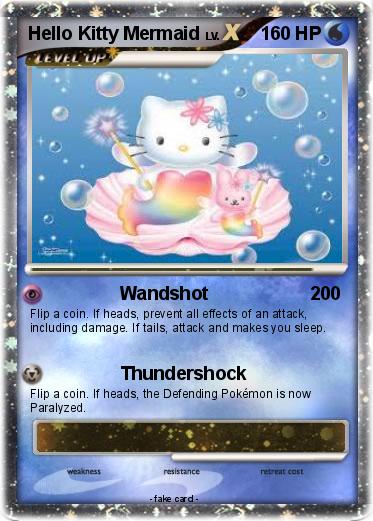 Pokémon Hello Kitty Mermaid - Wandshot - My Pokemon Card