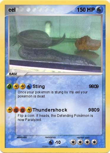 Pokémon eel - Sting 9 9 - My Pokemon Card