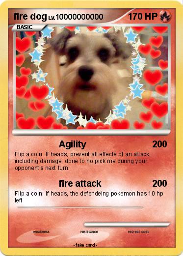 Pokémon fire dog 53 53 - Agility - My Pokemon Card