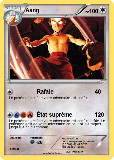 Pokémon Aang 313 313 - Rafale - Ma carte Pokémon