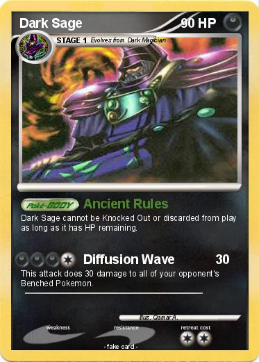 Pokémon Dark Sage 6 6 - Ancient Rules - My Pokemon Card