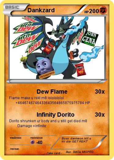Pokémon Dankzard - Dew Flame - My Pokemon Card