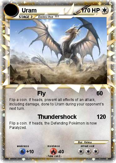 Pokémon Uram - Fly - My Pokemon Card