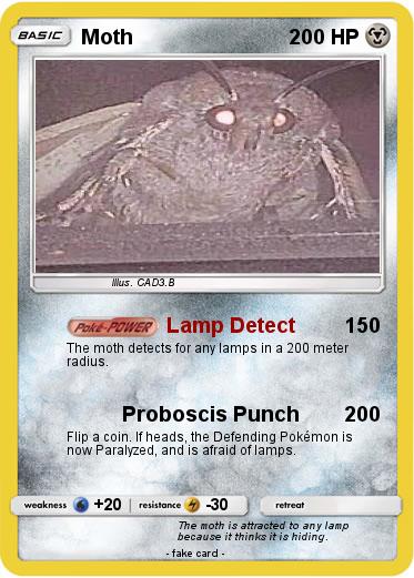 Pokémon Moth 32 32 - Lamp Detect - My Pokemon Card
