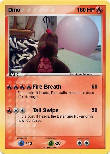 Pokémon Dino 792 792 - Fire Breath - My Pokemon Card