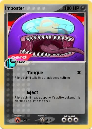 Pokémon Imposter 118 118 - Tongue - My Pokemon Card
