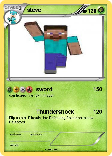 Pokémon steve 3111 3111 - sword - My Pokemon Card