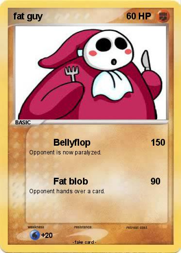 Pokémon fat guy 191 191 - Bellyflop - My Pokemon Card