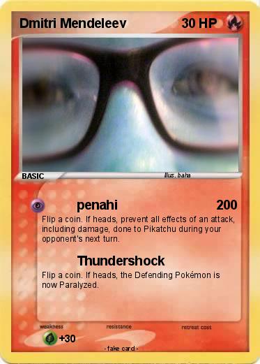 Pokémon Dmitri Mendeleev 1 1 - penahi - My Pokemon Card