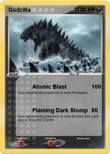 Pokémon Godzilla 2698 2698 - Atomic Blast - My Pokemon Card