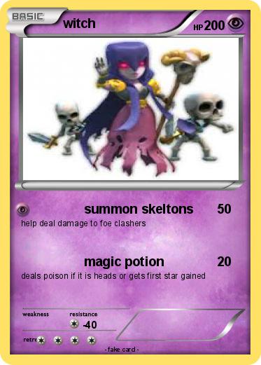 Pokémon witch 164 164 - summon skeltons - My Pokemon Card