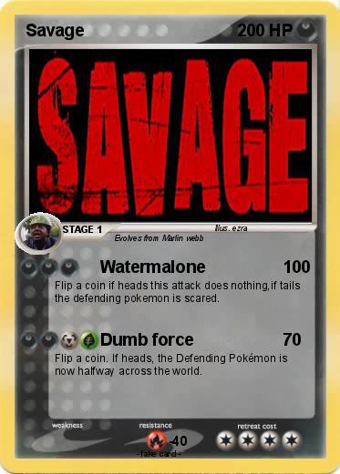 Pokémon Savage 153 153 - Watermalone - My Pokemon Card