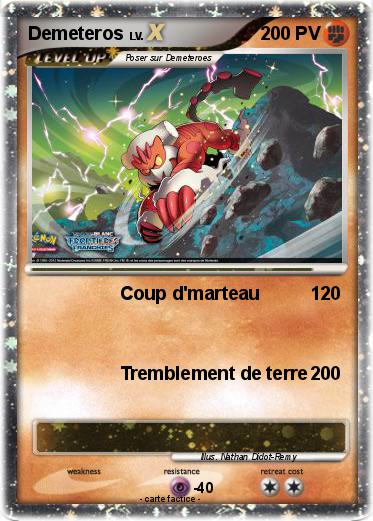 Pokémon Demeteros 109 109 - Coup d'marteau - Ma carte Pokémon