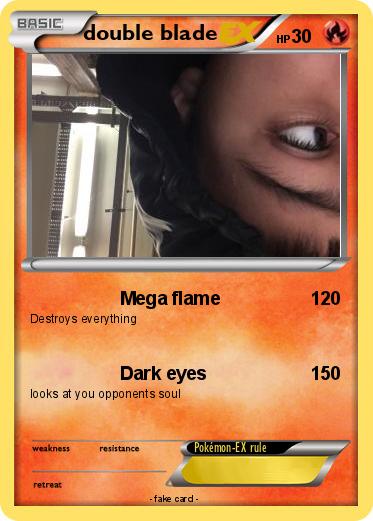 Pokémon double blade 2 2 - Mega flame - My Pokemon Card