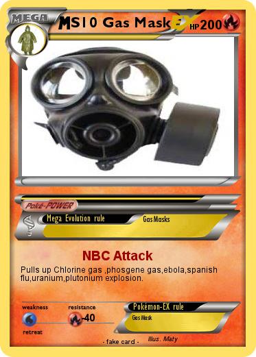 Pokémon S10 Gas Mask 1 1 - NBC Attack - My Pokemon Card