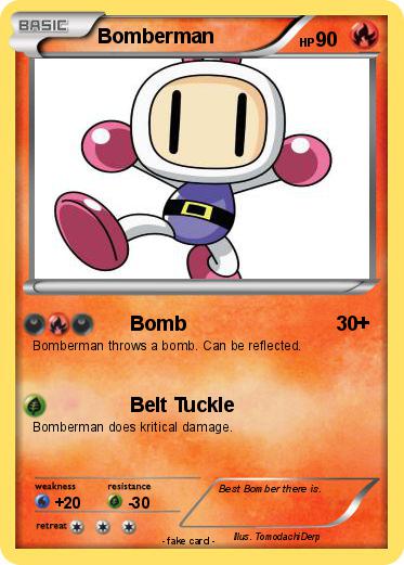 Pokémon Bomberman 55 55 - Bomb - My Pokemon Card