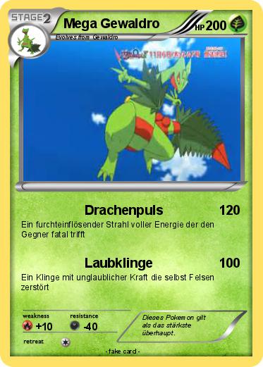Pokémon Mega Gewaldro - Drachenpuls - My Pokemon Card