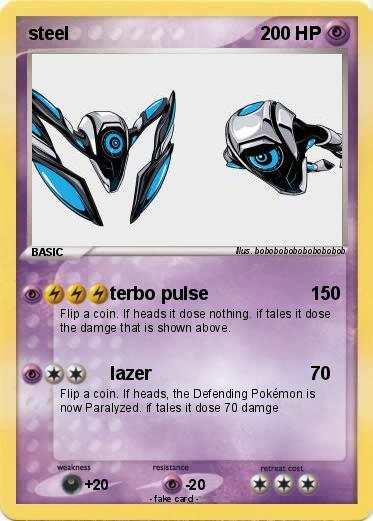 Pokémon steel 322 322 - terbo pulse - My Pokemon Card