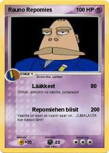 Pokémon Rauno Repomies - Lääkkeet - My Pokemon Card